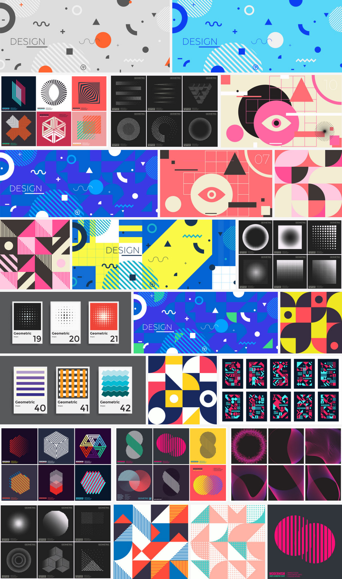 Minimalist Vector Graphics — Geometric & Abstract Shapes