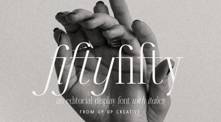 Fifty Fifty Font by Up Up Creative