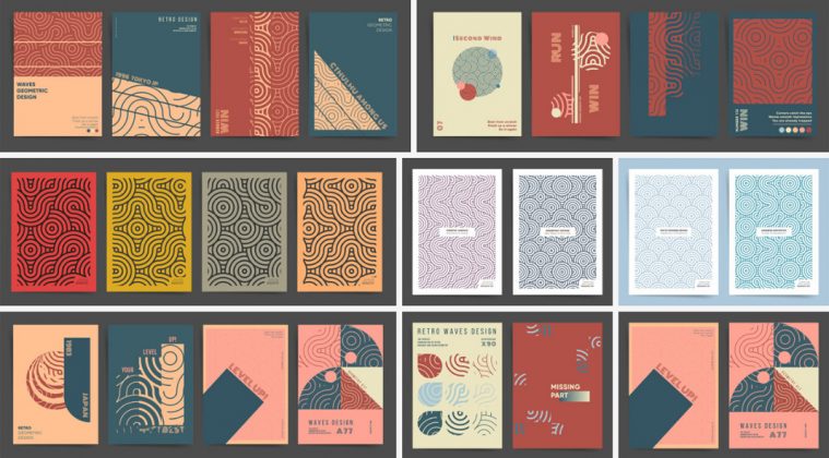 Download Fully Editable Geometric Pattern Designs as Vector Graphics