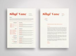 Download a Unique Resume and Cover Letter Template for Adobe Illustrator