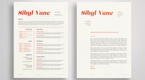 Download a Unique Resume and Cover Letter Template for Adobe Illustrator