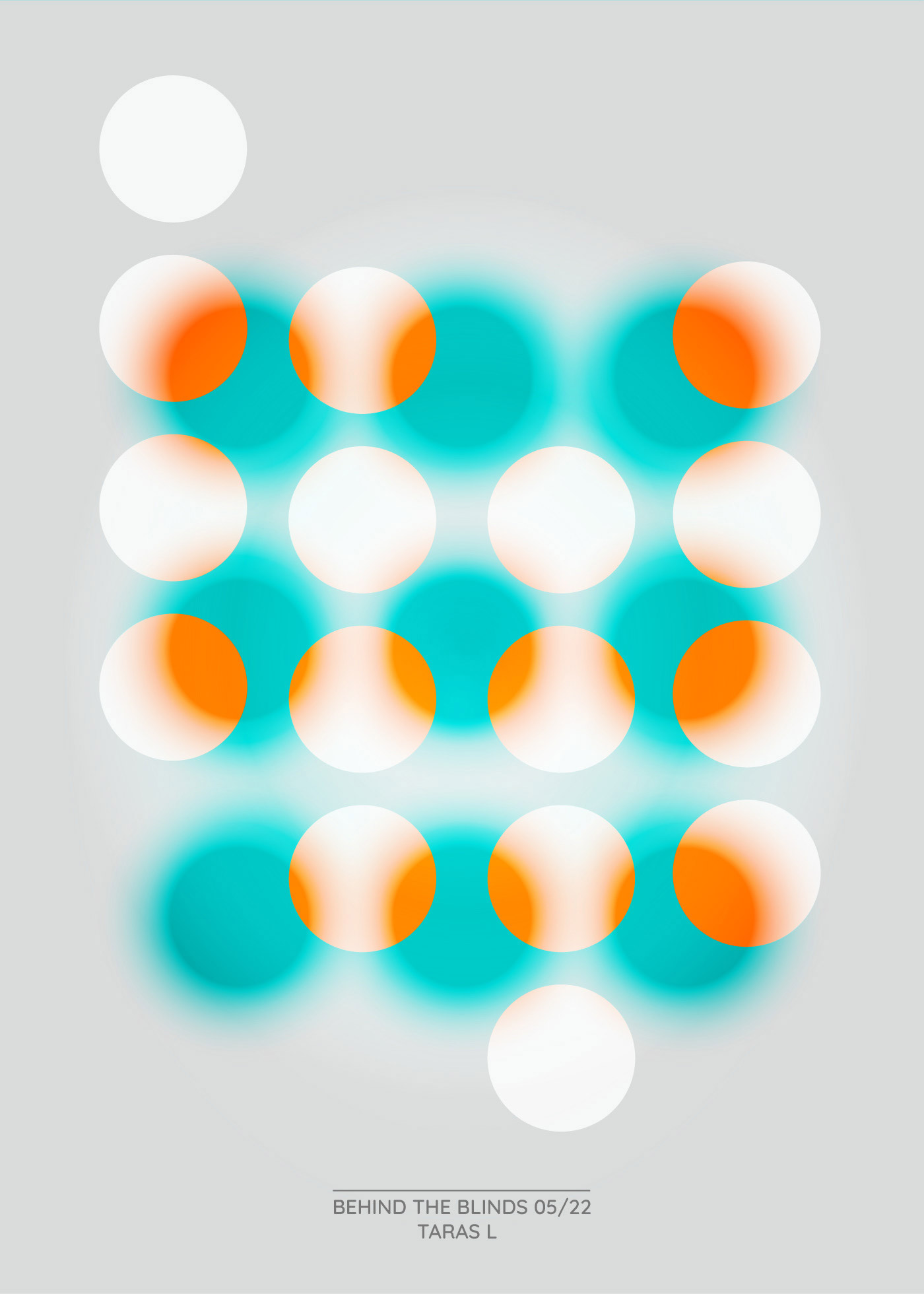 BEHIND THE BLINDS — Poster Series by Taras L