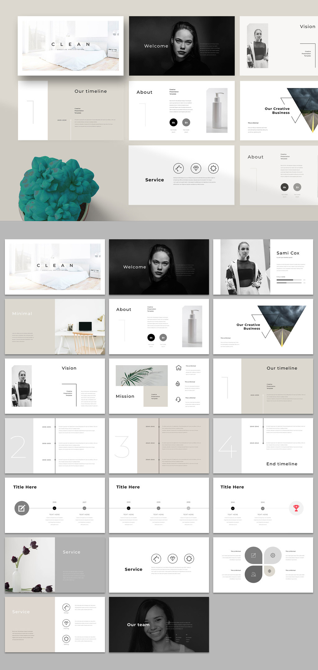 A Clean Business Presentation Template for Adobe InDesign