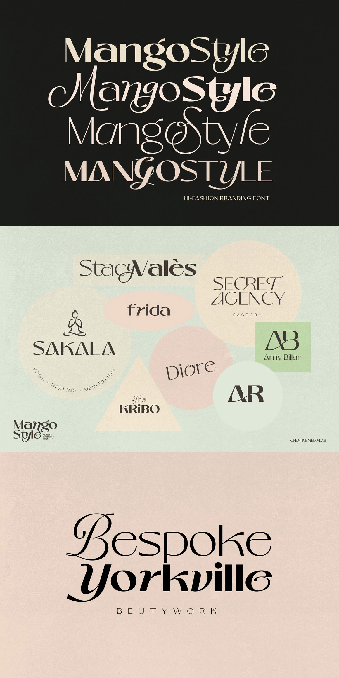 Mango Style Font Family by creativemedialab