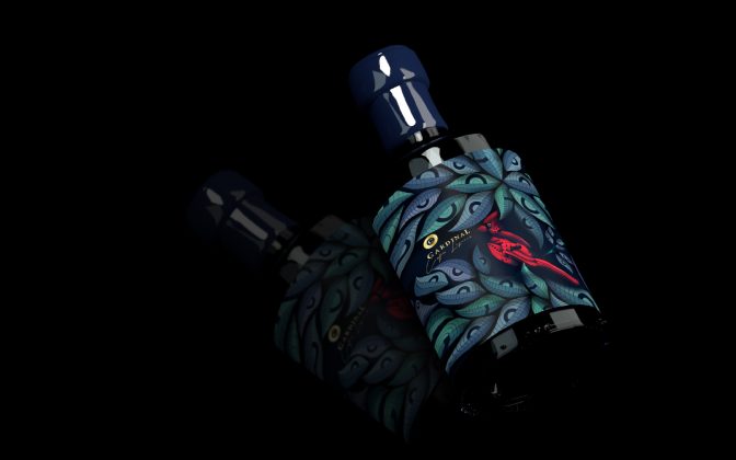 Cardinal Coffee Liqueur Packaging by CreativeByDefinition Studio