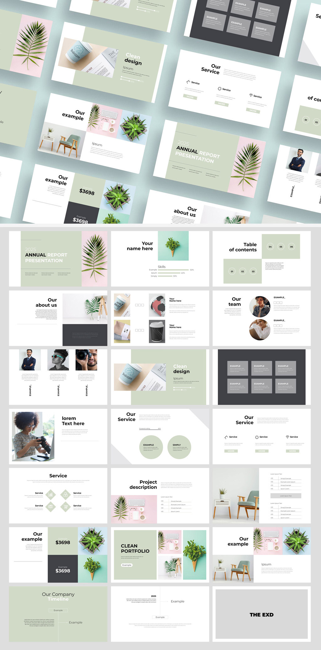 A Modern & Minimalist Creative Presentation Template for Adobe InDesign