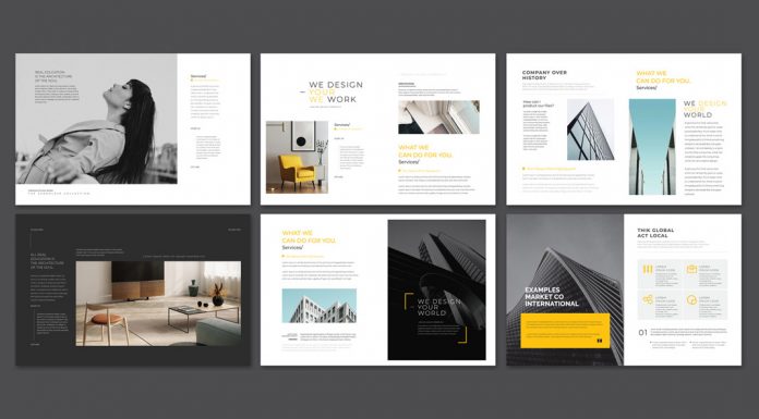 Download a Simple Bifold Brochure Template for Adobe InDesign