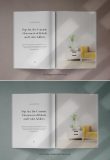 Open 3D Magazine Photoshop Mockup