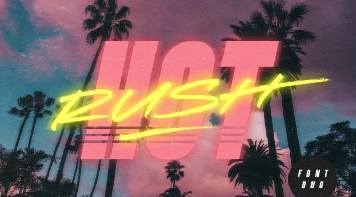 Hot Rush Font Duo by Sam Parret