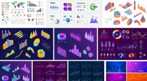 Editable Vector Charts & Infographics