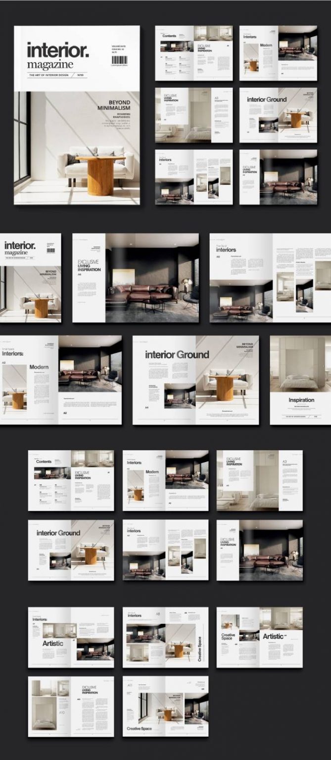 A Modern Magazine InDesign Template