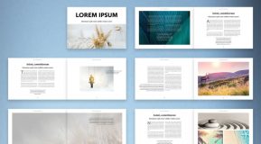 A Minimal, Modern Landscape Magazine Template for Adobe InDesign