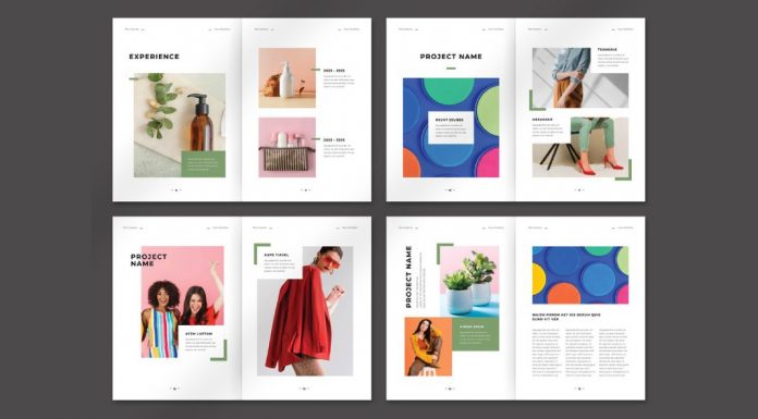 A Portfolio InDesign Template (US Letter & A4)