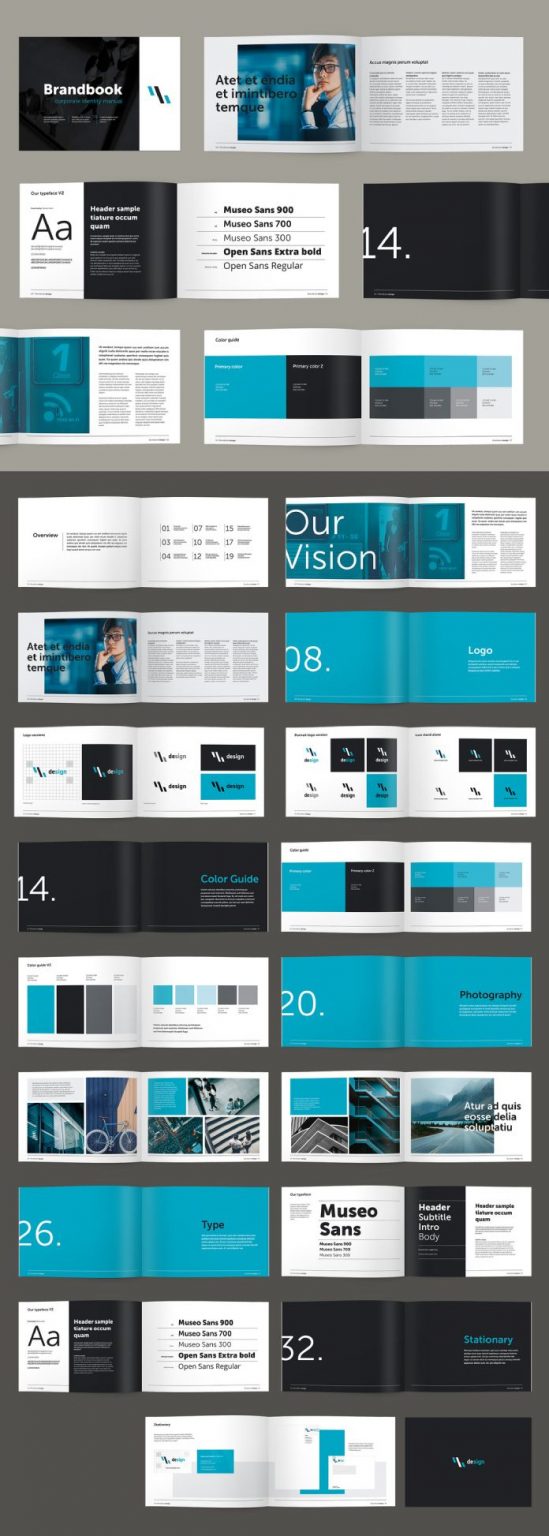 Download A Professional Brand Book InDesign Template