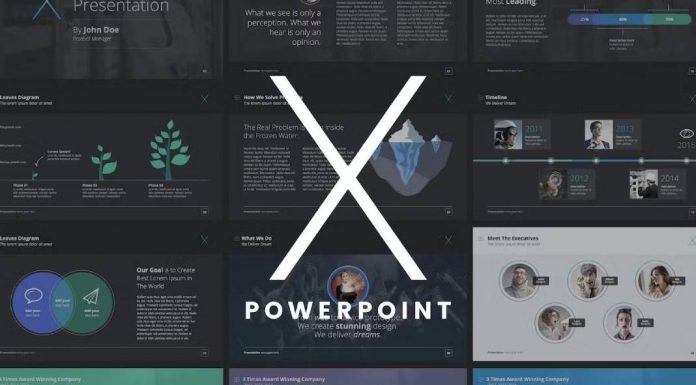 Download The X Note PowerPoint Template