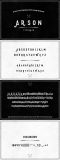 Arson Typeface by Vladderkach
