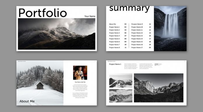 Elevate Your Photography Portfolio with a Stunning Adobe InDesign Template